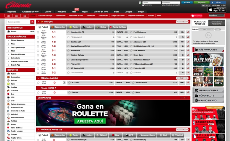 Caliente apuestas deportivas - Bono sin depósito de $400 MXN